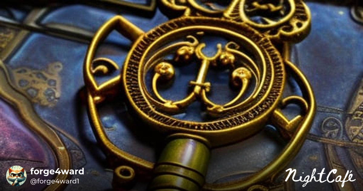 magical key closeup - Antique Magical Key in Sunlight: Fanta...