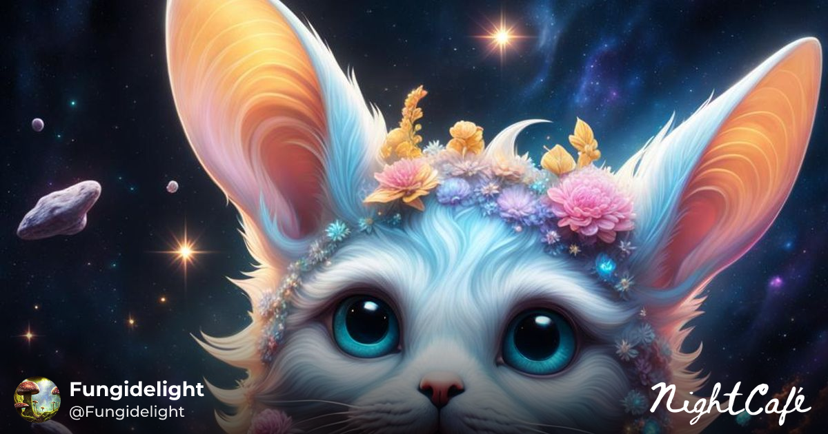 Master of cosmos - Ethereal Galactic Creature Shimmering in ...