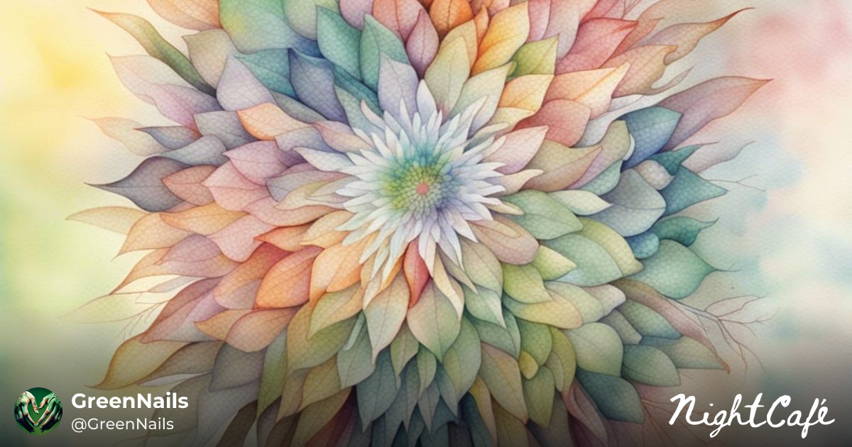 Ethereal Creature in a Kaleidoscope of Light - AI Art