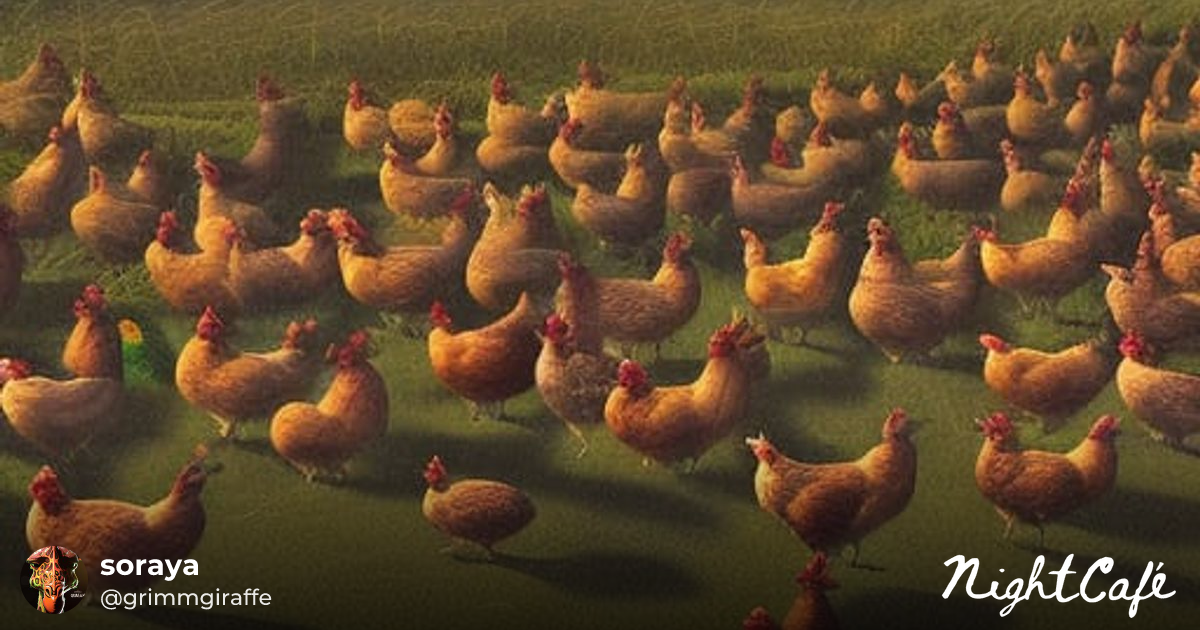 chicken stampede - Chicken Stampede in Hyper Detailed Countr...