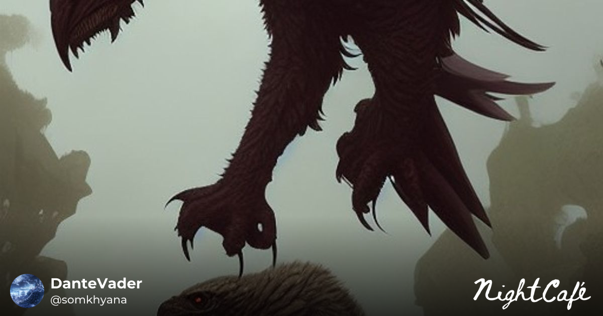 Raptor fight druid - Sinister Druid in Raptor Battle