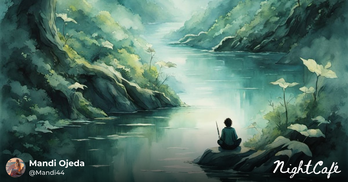 Young Summoner's Serene Frog Ritual in Ethereal Fo... - AI Art