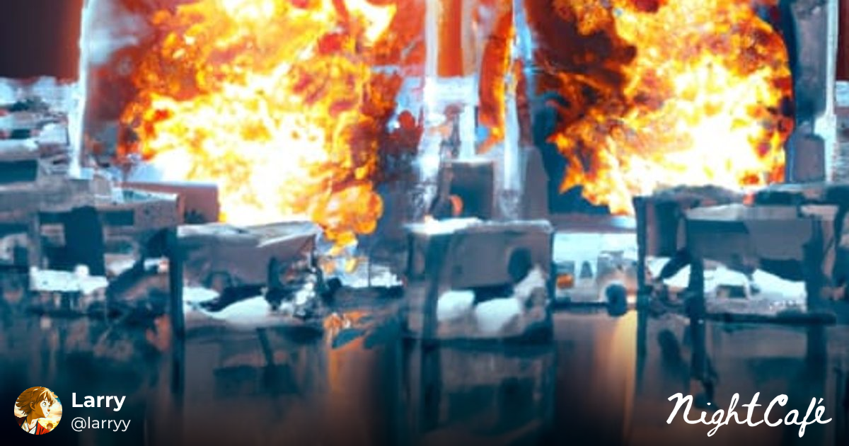 Ice cubes with fire inside - Fiery Ice Cubes: Dramatic Digit...