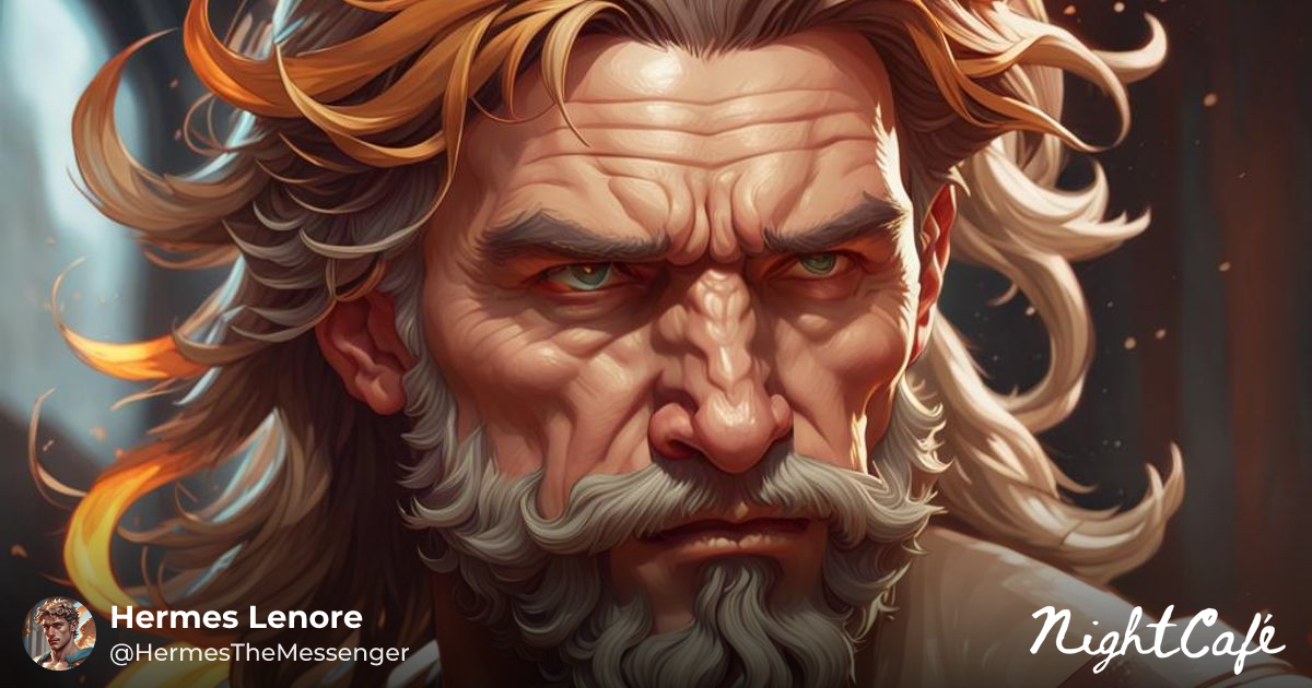 Hephaestus - Detailed Portrait of Hephaestus in Artstation S...