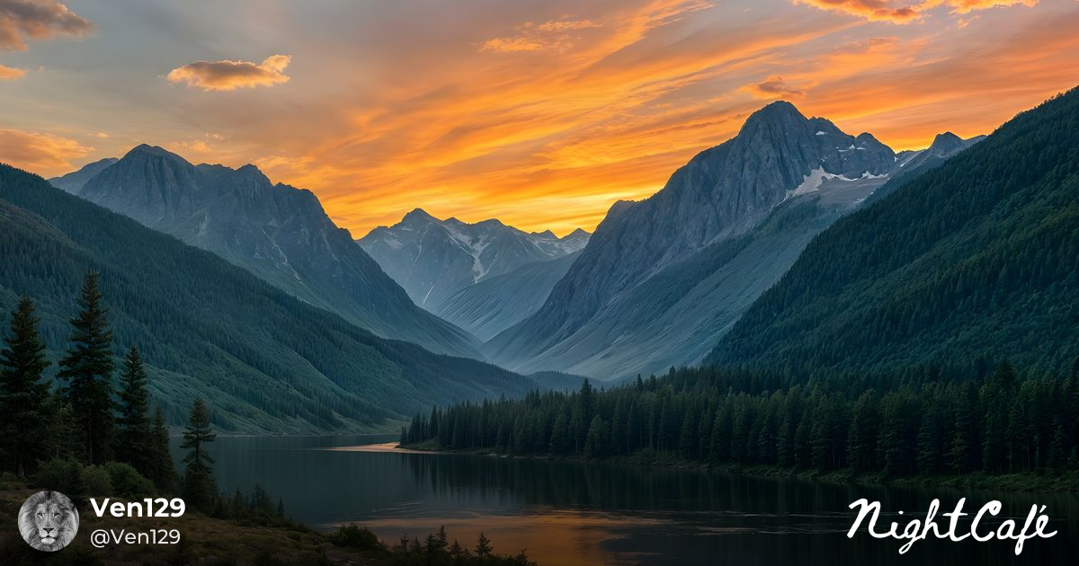 Beautiful scenery - Serenic Landscapes in Vibrant Color