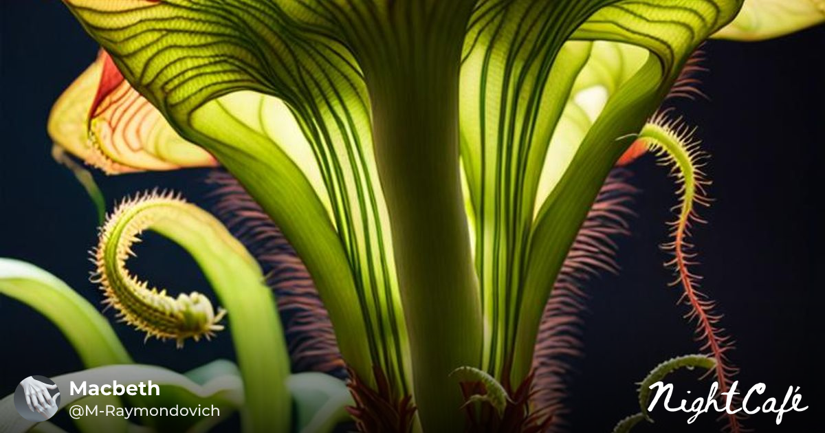 A triffid: ref. "Day of the Triffids." (John Wyndham, 1951)