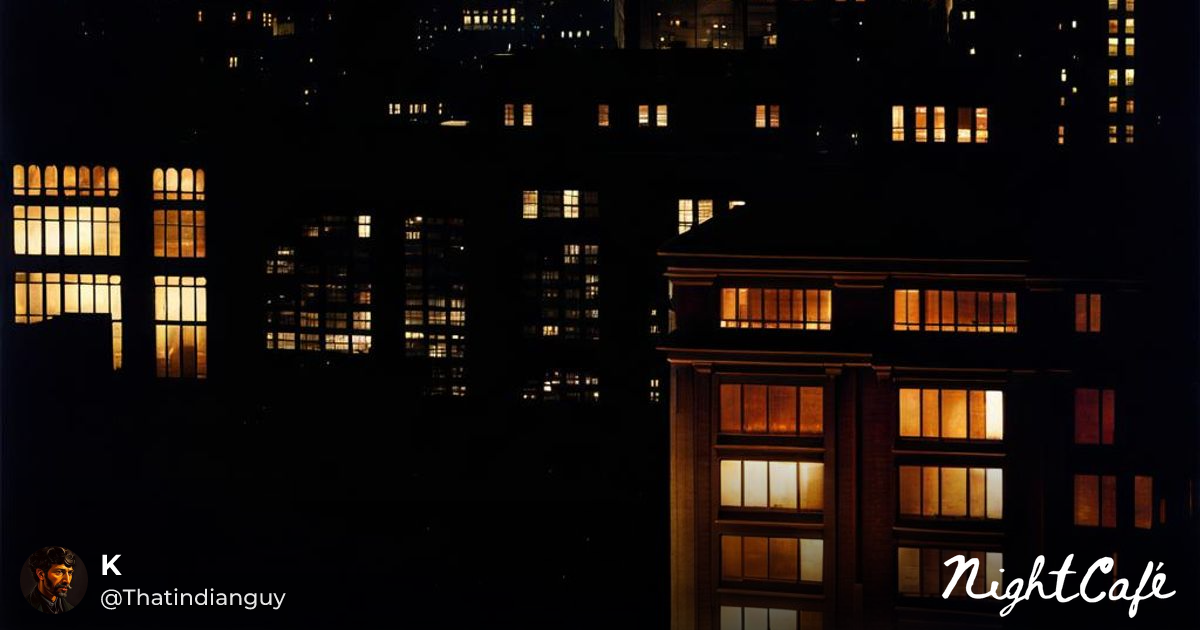 Metropolitan Cityscape at Midnight in Dreamcore St... - AI Art