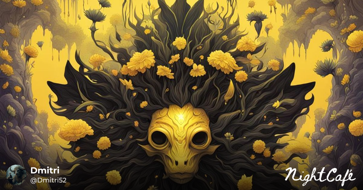 flower creature - Fantasy Flower Creature in Maximalist Styl...