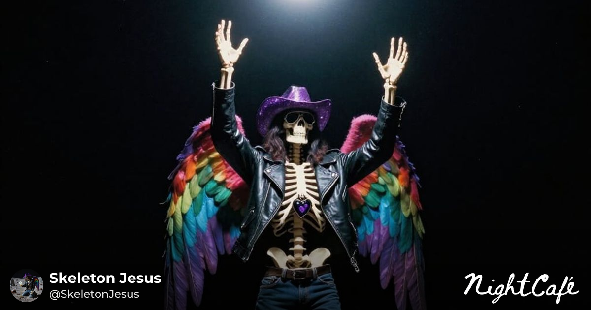 🎶There's a light ( final track of first album)🎶 Music by Skeleton Jesus ...