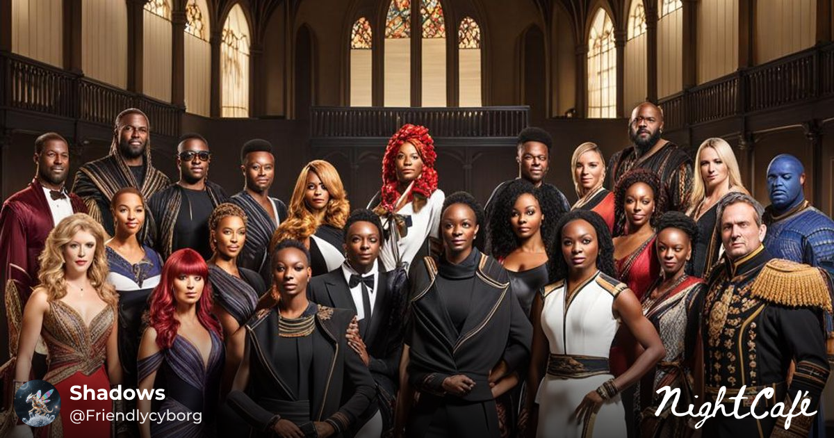 Abstract Image Generated From List of Names - AI Art