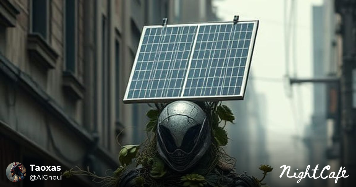 Surreal Android Emerges from a Deserted Cityscape ... - AI Art