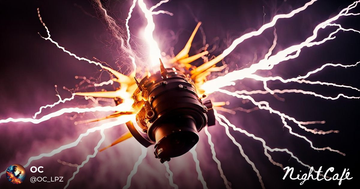 Lightning hitting flying bullet - Lightning hitting flying b...