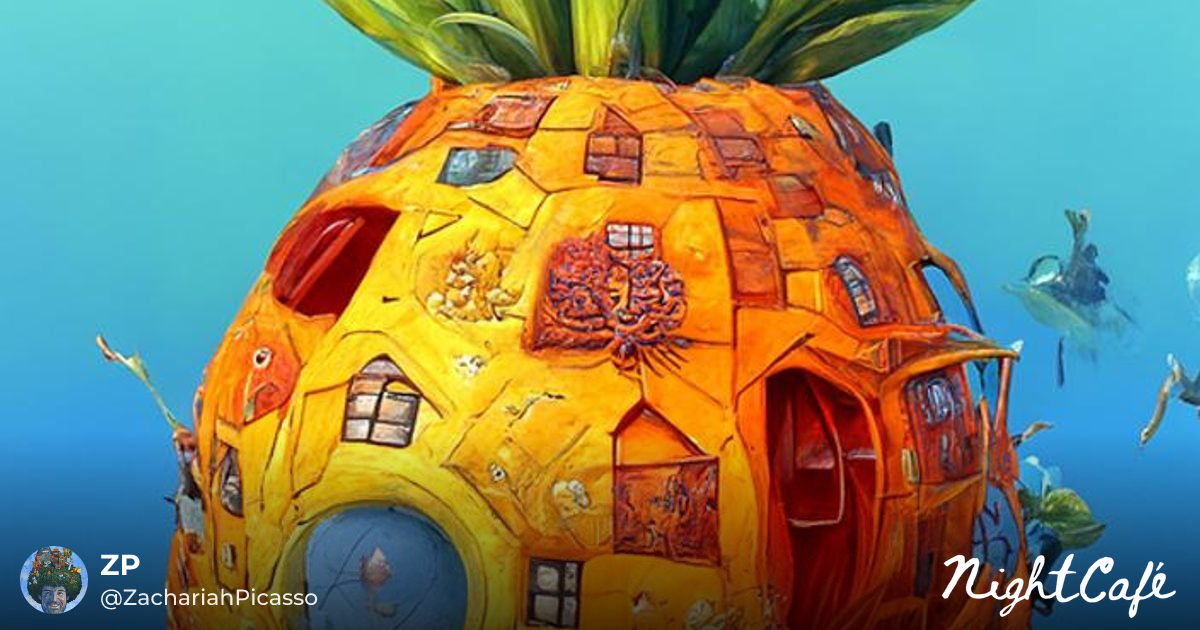 Pineapple House Under The Sea - Underwater Pineapple House: