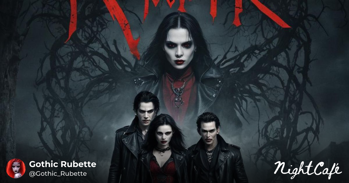 Vampires - Gothic Vampire Dynasty: Hyperrealistic Cinematic...
