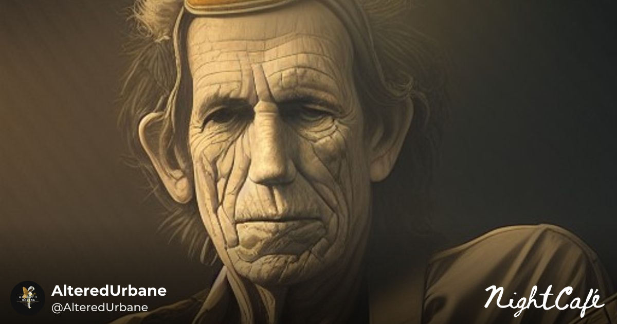 Keith Richards Studio Portrait 2045