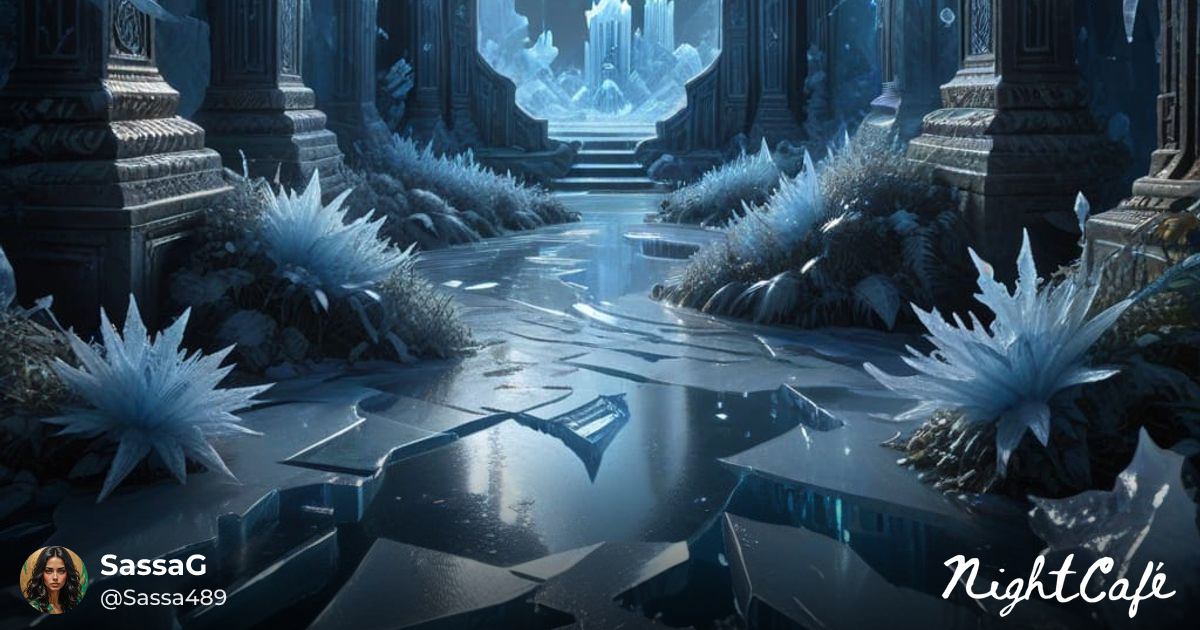 crystal labyrinth - Ethereal Ice Crystal Labyrinth at Twilig...