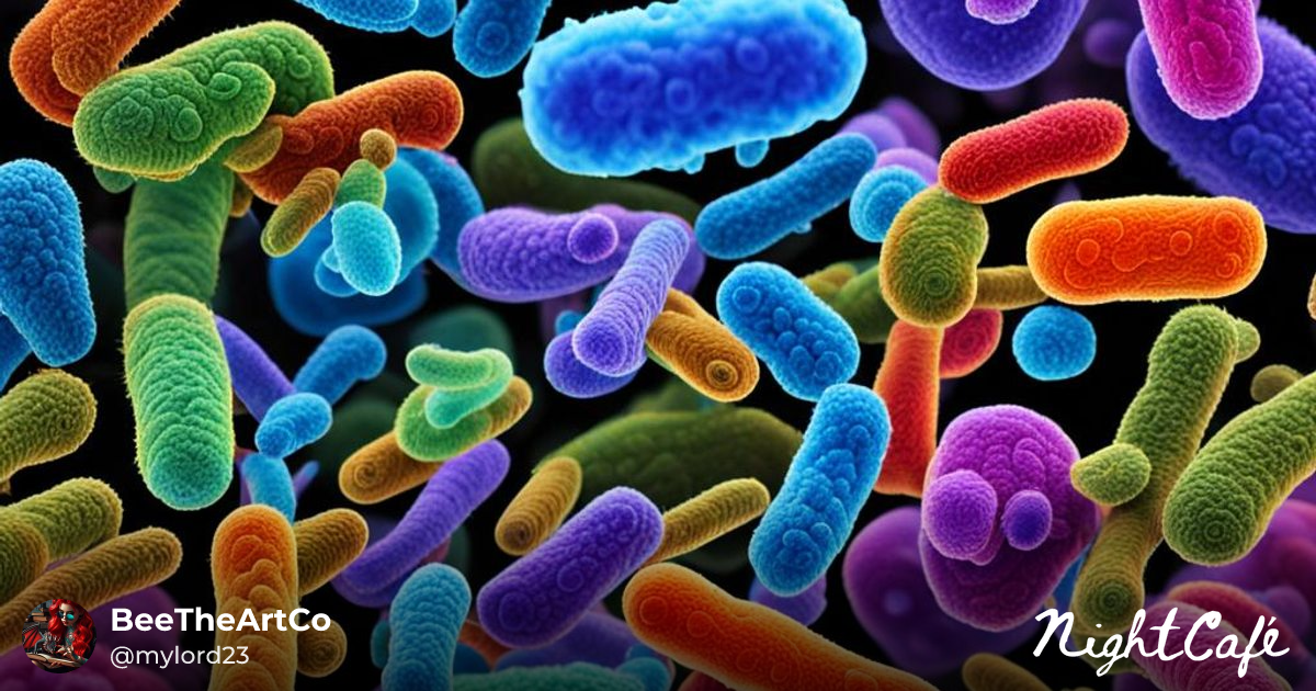 Bacteria looks like candy - Bacteria Under Microscope in Viv...