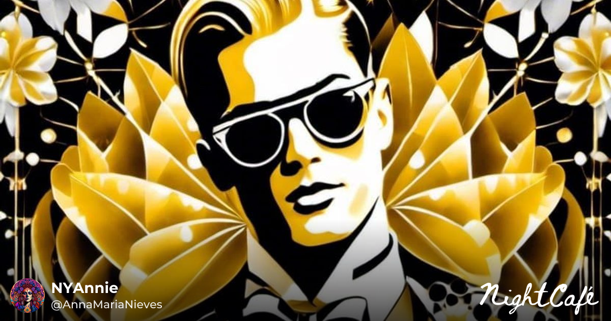 Art Deco Singer in The Matrix Tattoo Style - AI Art