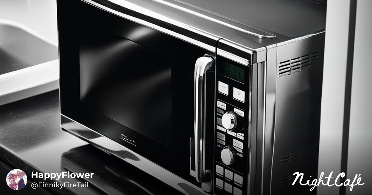 Microwave - Surreal Cinematic Masterpiece of a Chrome-Colore...