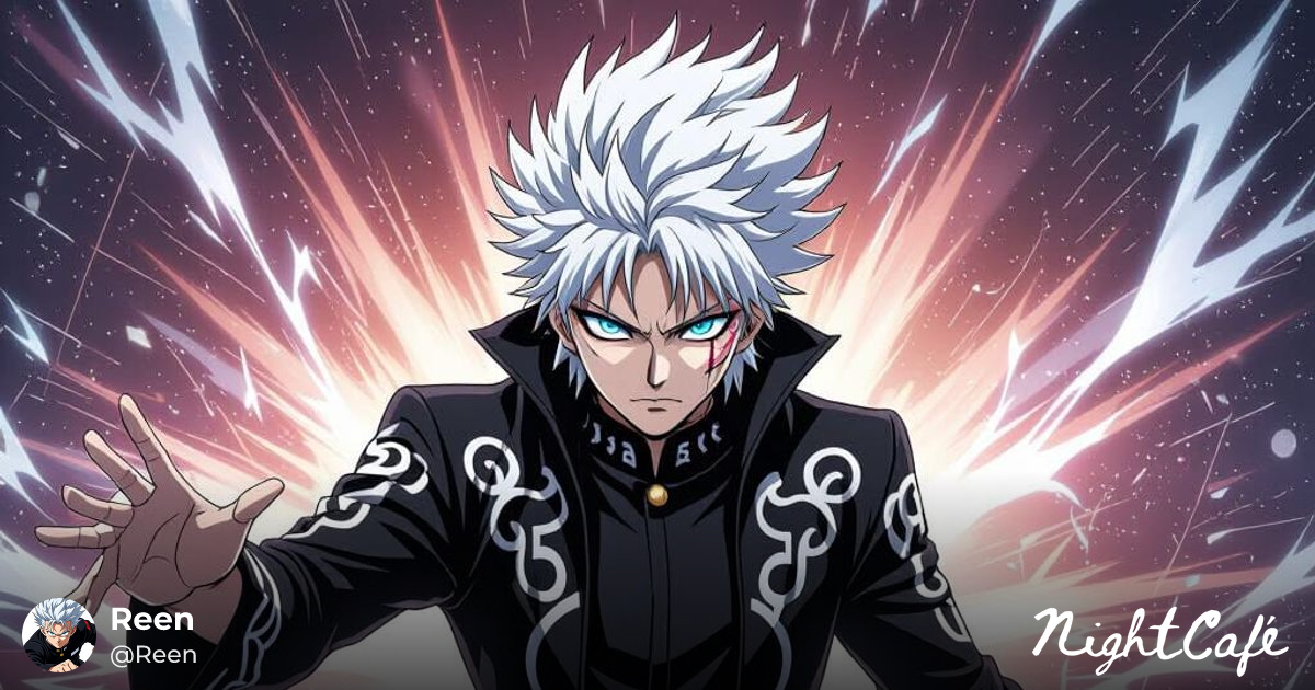 Reen - Powerful Anime Character in Dynamic Key Visual Style