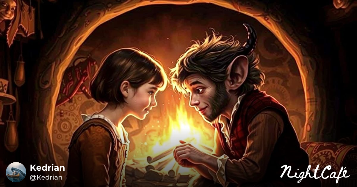 Lucy Pevensie and Mr. Tumnus from Narnia