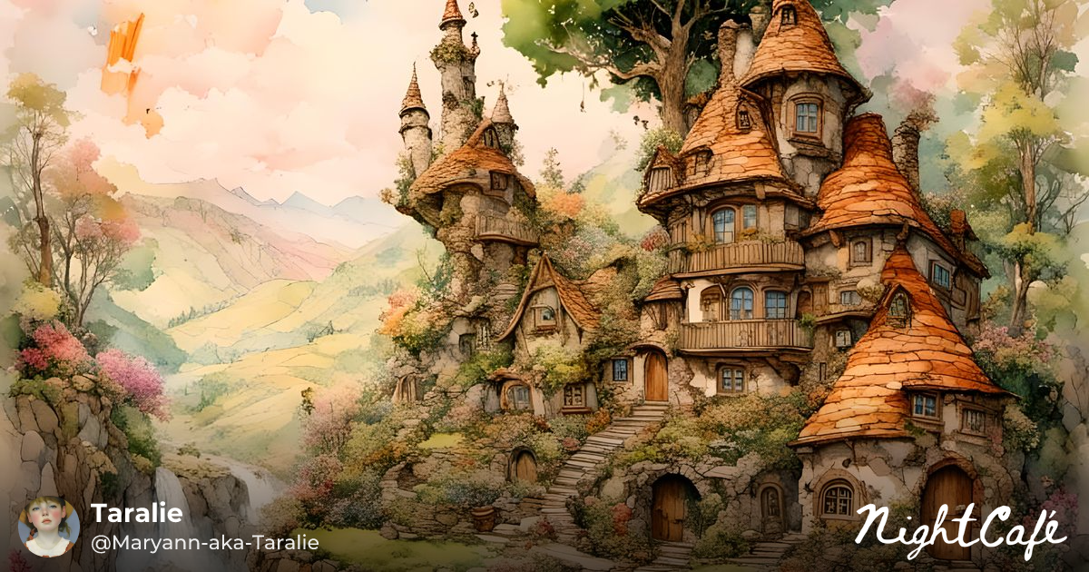 Leprechaun, pot of gold at the end of the rainbow, detailed fantasy ...