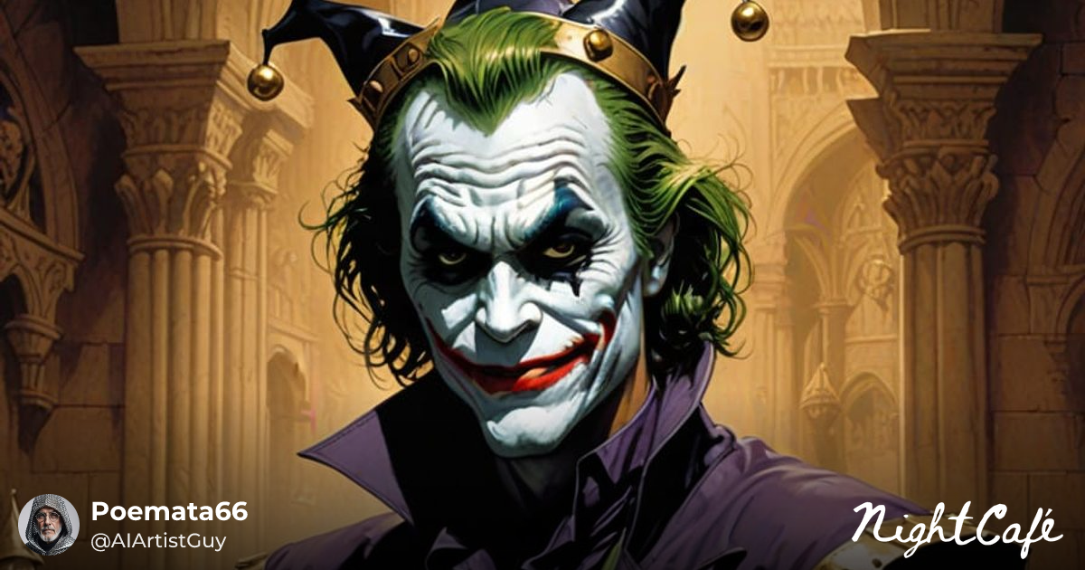 The Joker as a Classic Court Jester in DC Comics S... - AI Art
