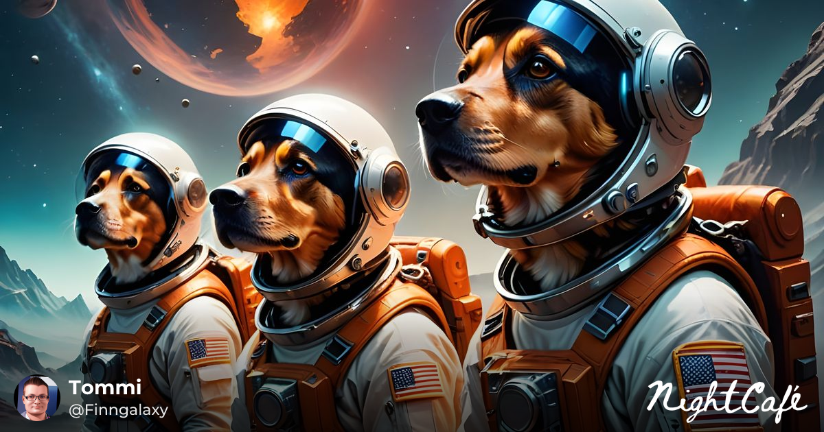 Dog astronauts on an alien planet - Canine Cosmonauts in Cel...