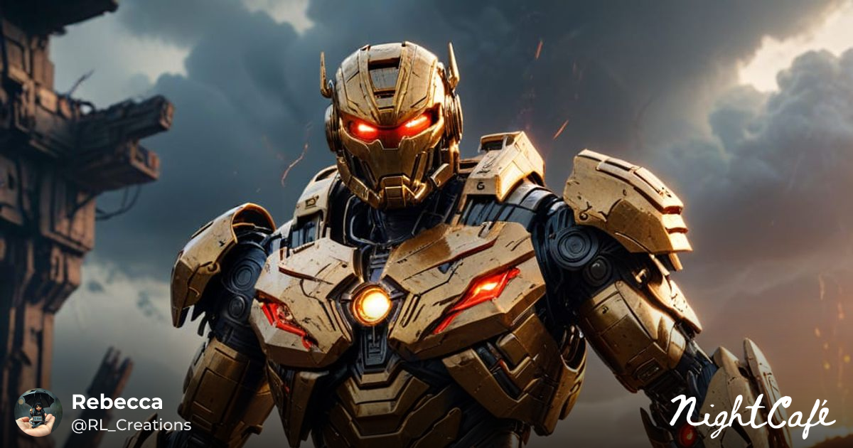 A Transformer-style designed as a fully mechanical war machine