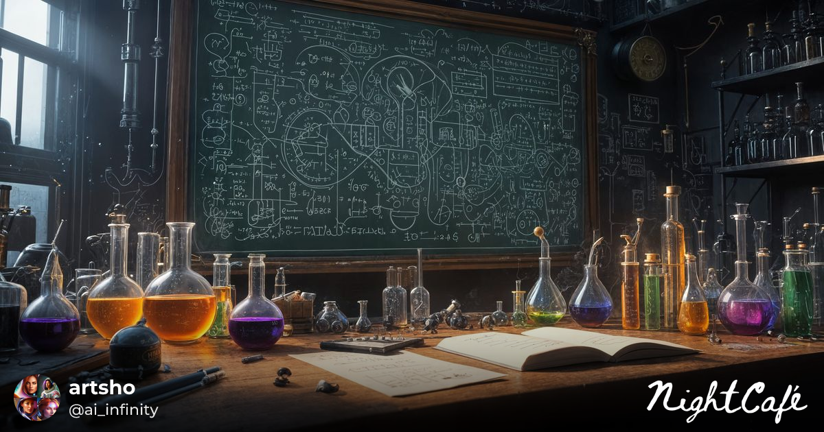 Chalkboard Complex Equations