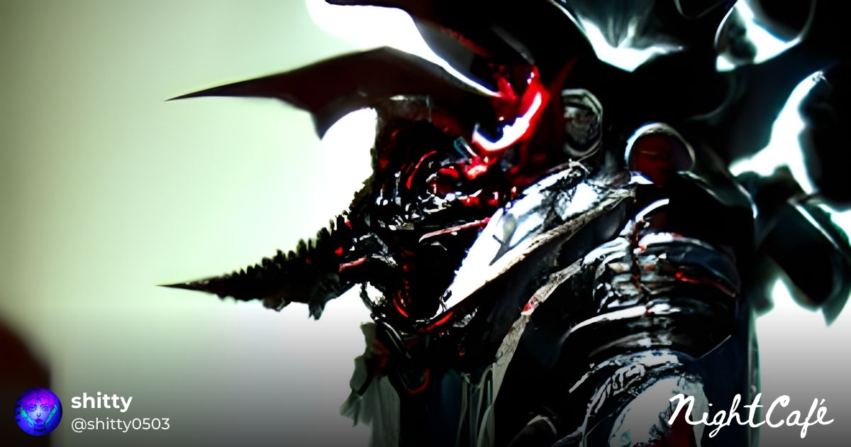 Final Boss - Immortal Dragon Knight: Sinister Fantasy Art