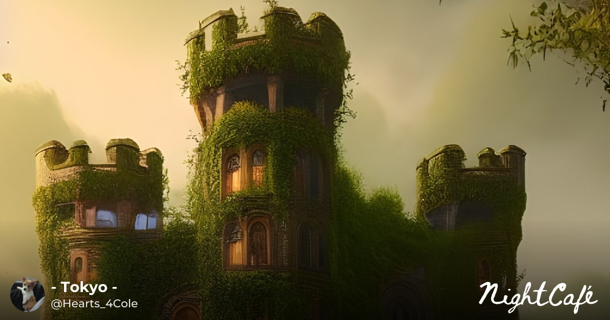 Fantasy Castle~ - Overgrown Medieval Castle in Detailed Matt...