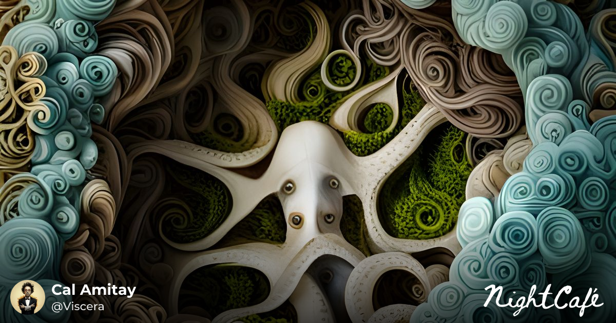 Octopus, Lichen & Vines