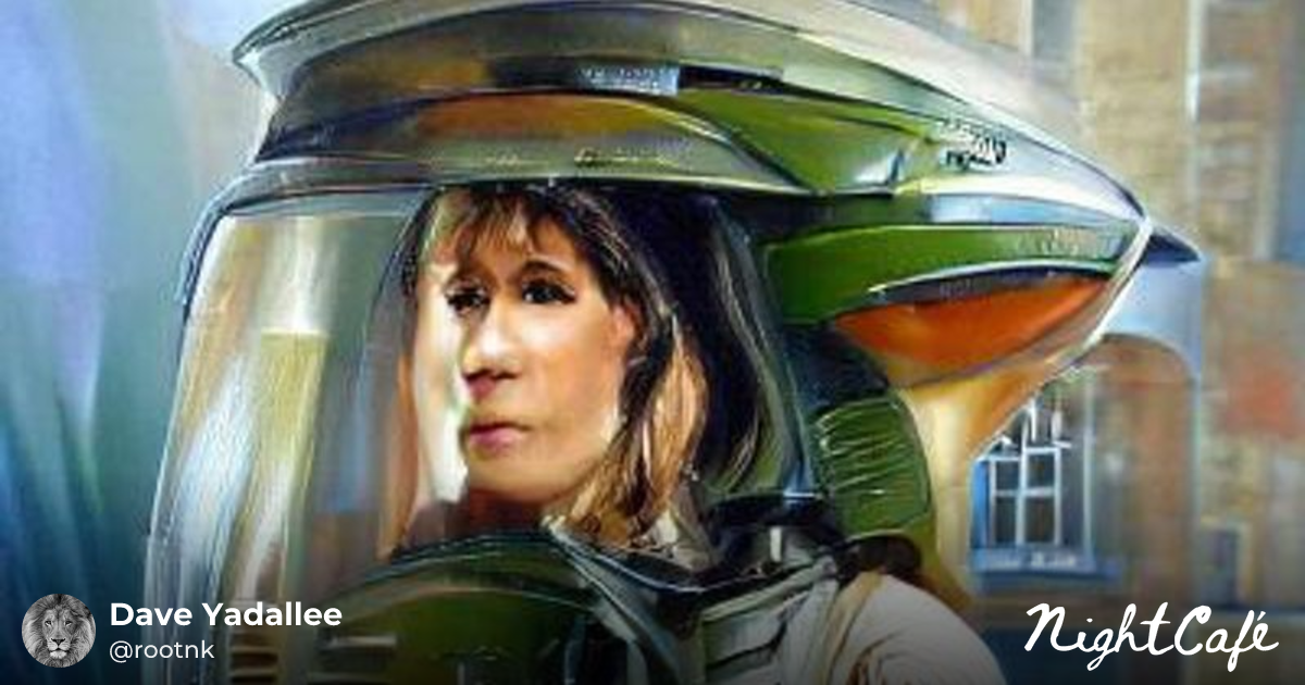 Doctor Who's Vicki: Oil Painting Portrait - AI Art