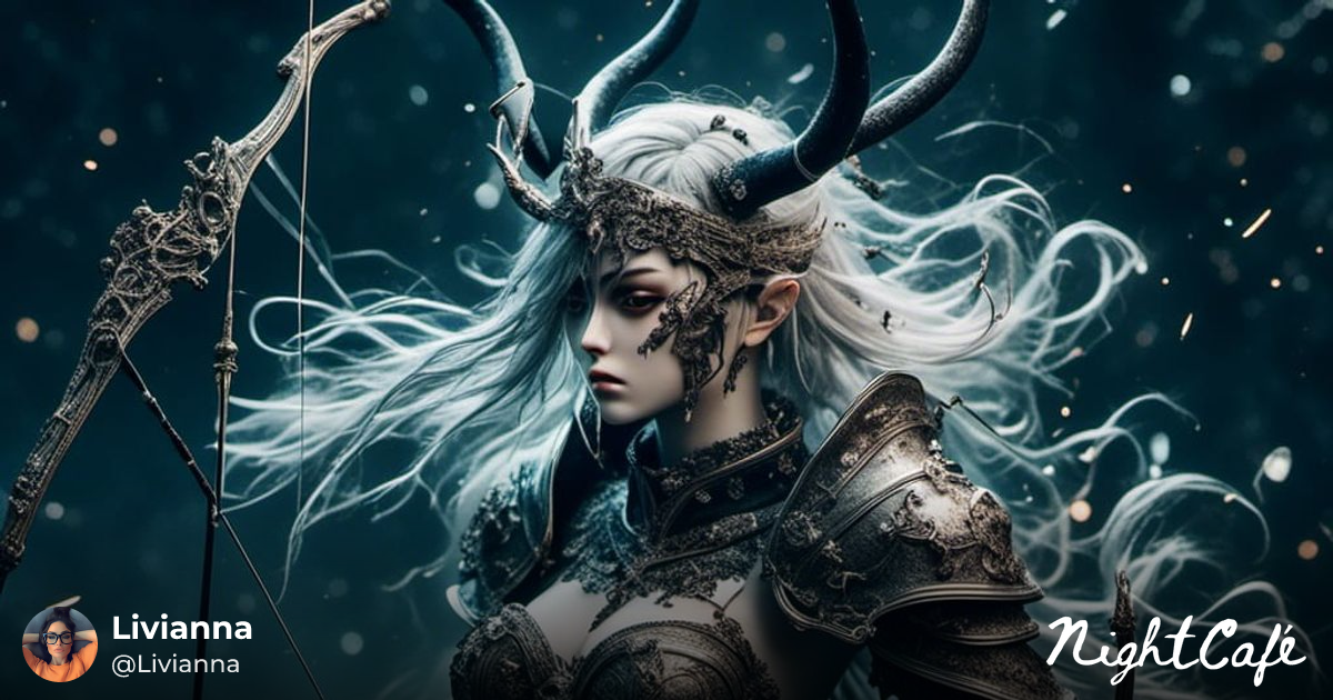 female Centaur archer ready for an epic battle magnificent meticulous ...