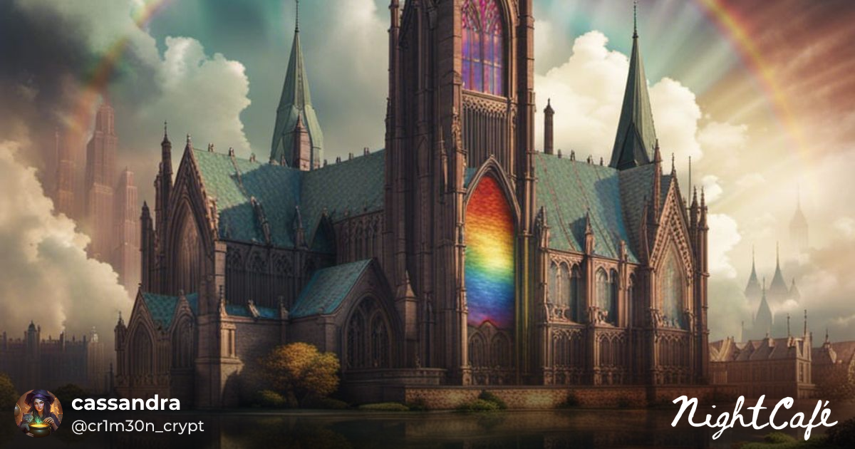 The Chromatic Sanctum - Gothic Chapels Reflect Rainbow as De...