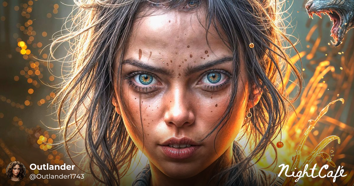 savage daughter - Savage Daughter in Hyperrealistic Splash A...