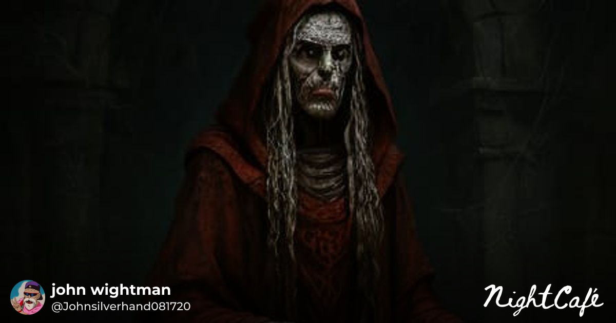 Forgotten Drow Goddess Portrait in Dark Fantasy St... - AI Art