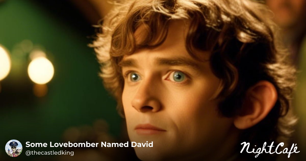 Frodo Baggins from Lord of The Rings by Wes Anderson