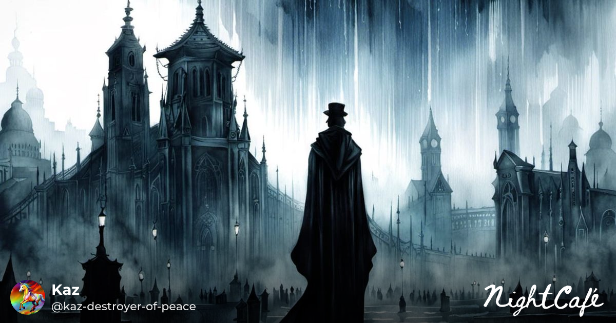 the city of tears - City of Tears: Intricate Watercolor in C...