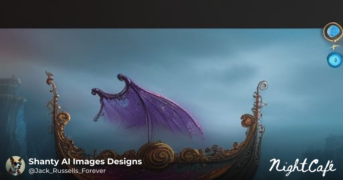 A fairy ship - Fantastical Fairy Ship Concept Art in Deep Co...