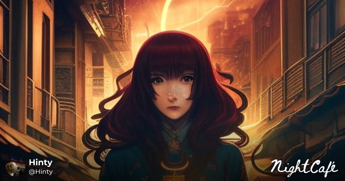 Anime Portrait in Style of Satoshi Kon and Guweiz - AI Art