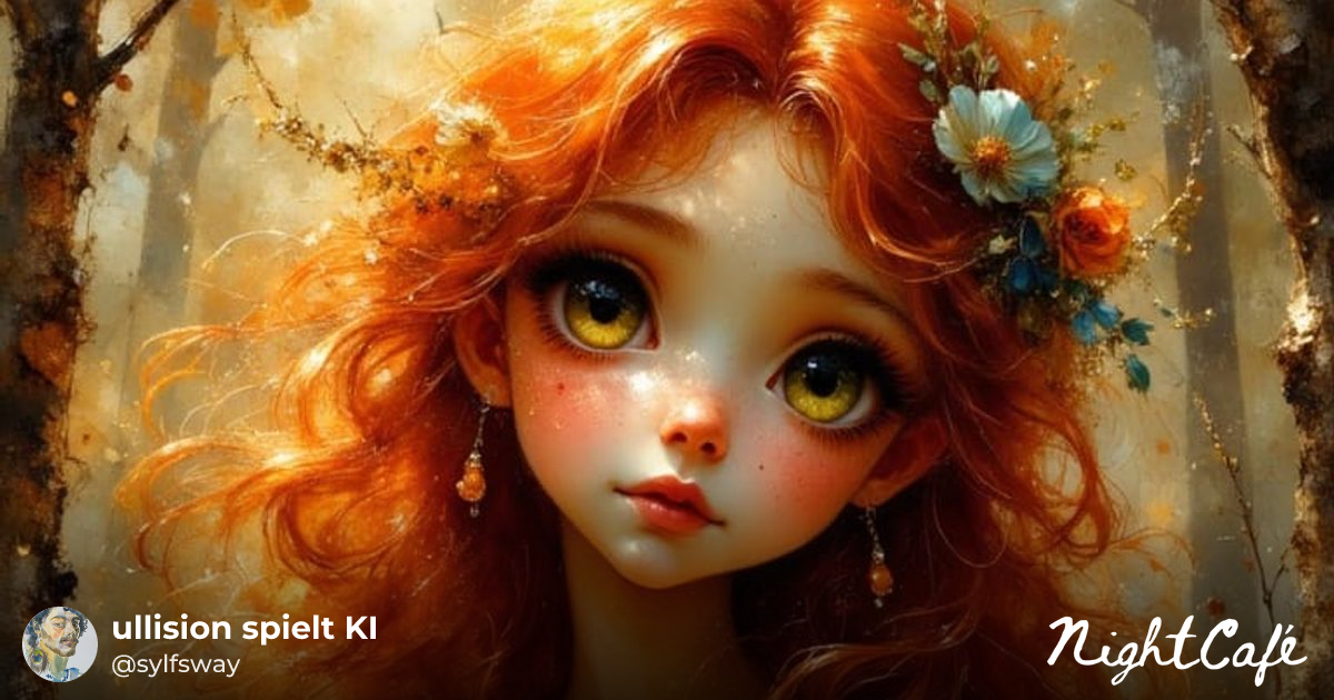 cute fae - Ethereal Fae with Red Hair and Freckles