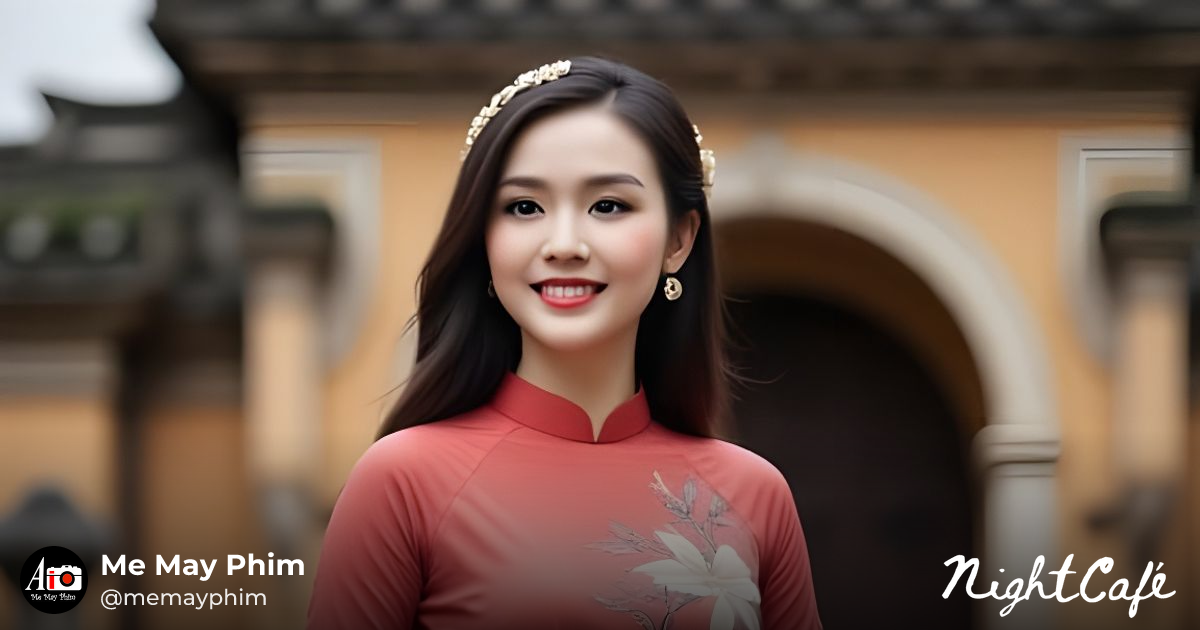 Lady in Vietnamese ao dai - Elegant Vietnamese Lady in Tradi...
