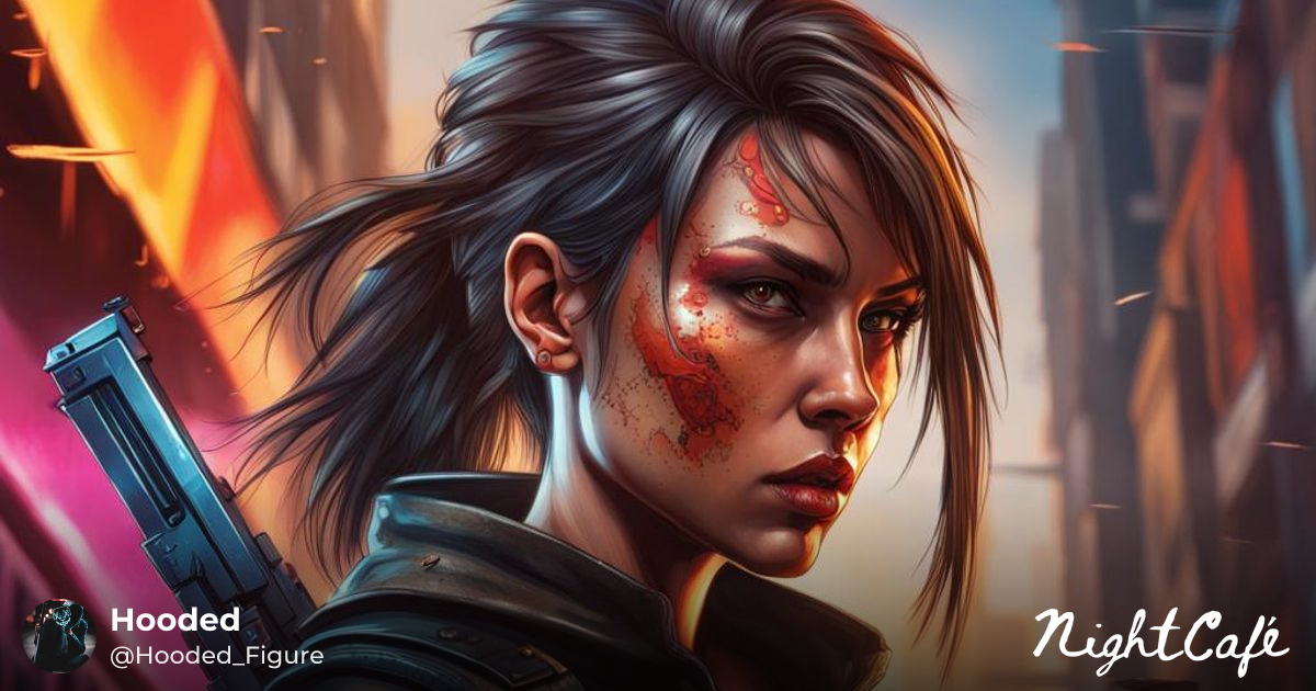 Kill on sight - Hyperrealistic Female Warrior in Urban Setti...