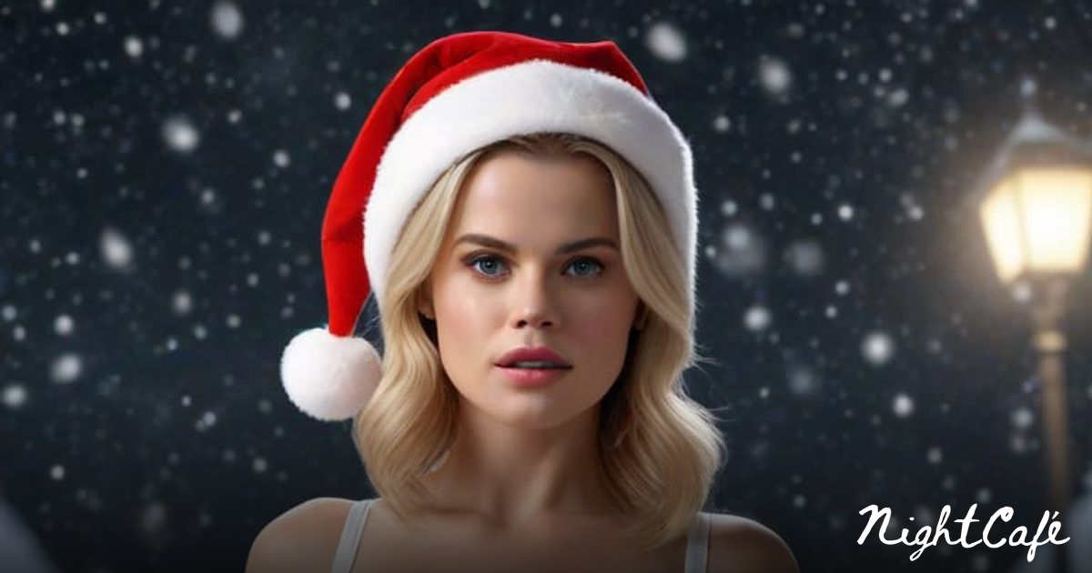 Santa's Helper - Alice Eve as Santa's Helper in Snowy Nigh...