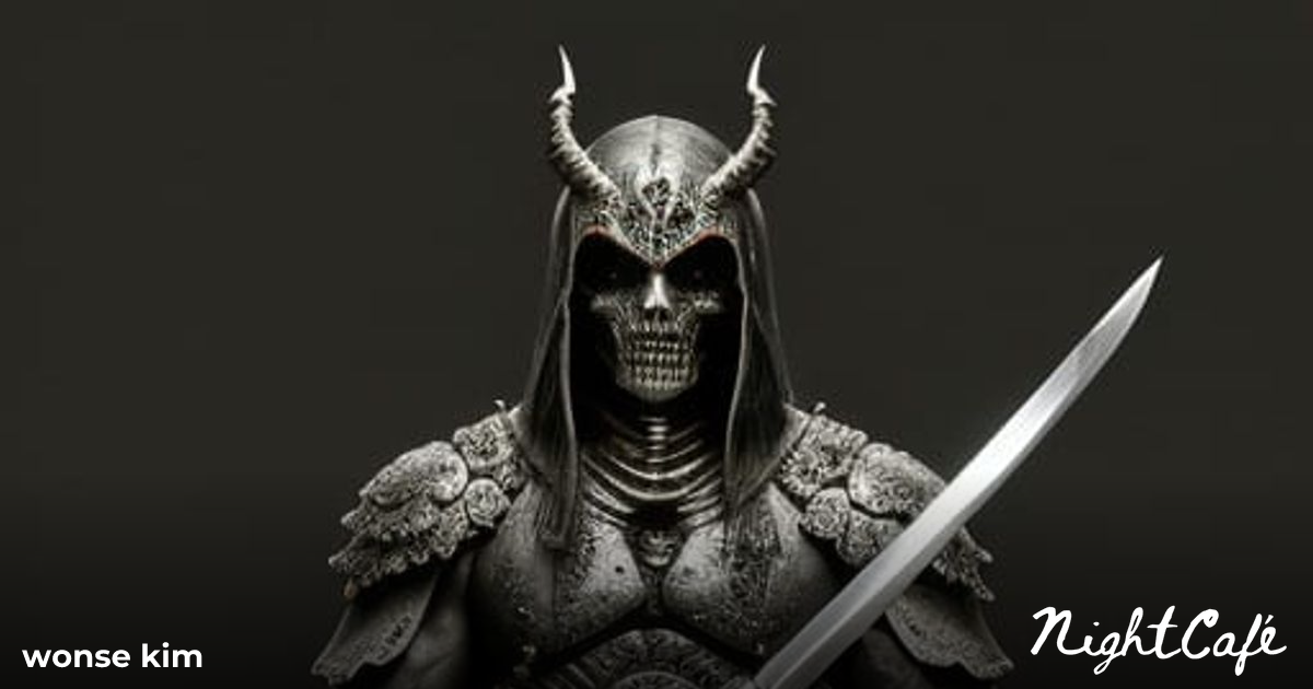 Bone Katana - Ethereal Bone-Hilted Katana in Mystical Atmosp...