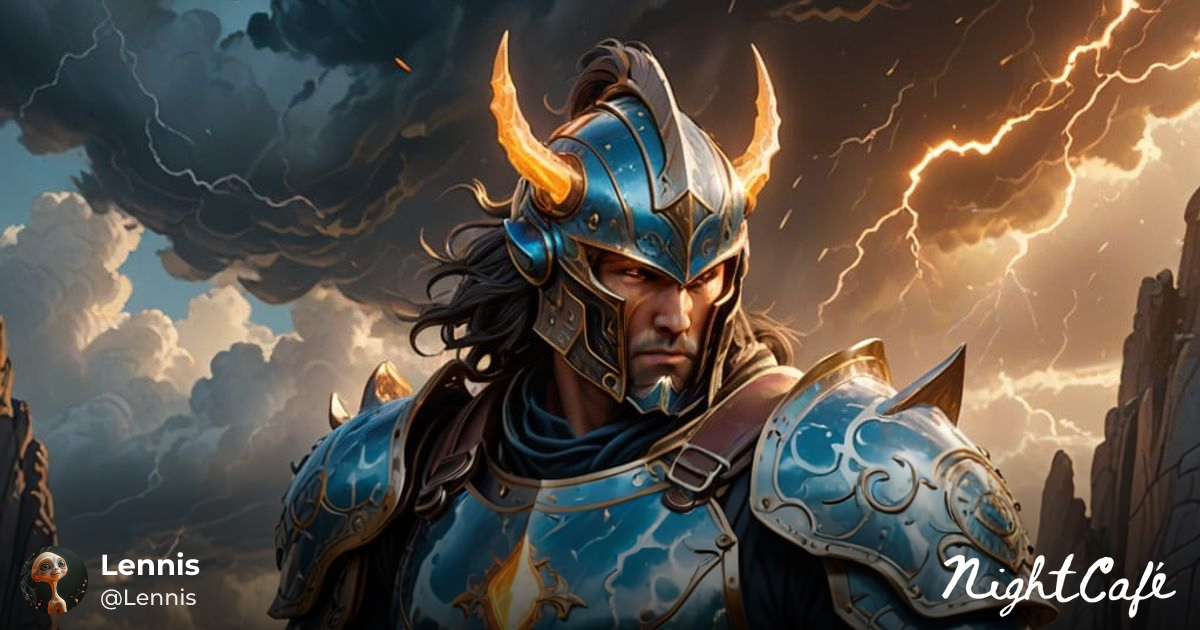 Stormlight-Forged Radiant Warrior in Vibrant, Intr... - AI Art