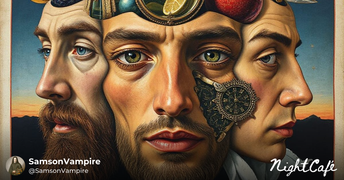 Surreal Portraits of Objects with Faces in Vibrant... - AI Art