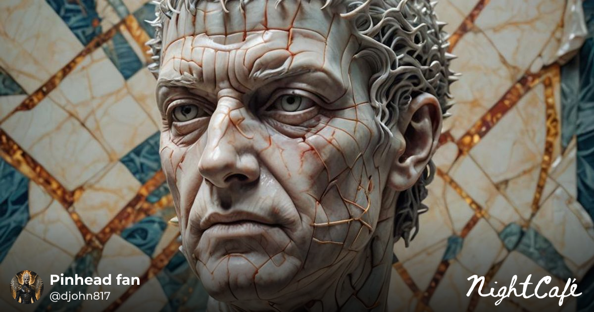 Michelangelo sculpture "David" IF Pinhead were his model!